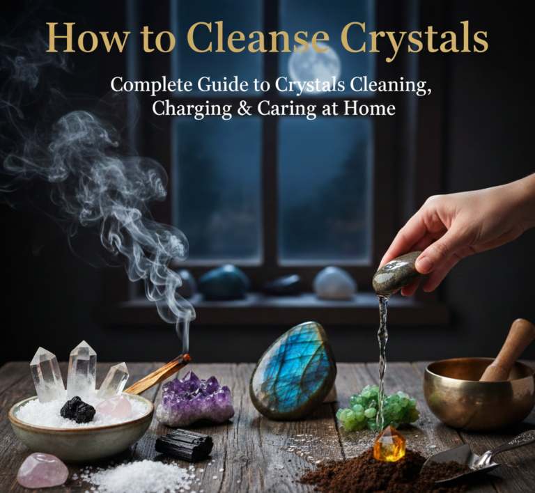 How to Cleanse Crystals: Cleaning, Charging & Care Guide